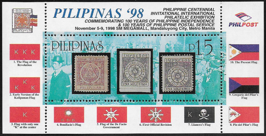 1998 Philippine Centennial Stamps - Phil-Philately