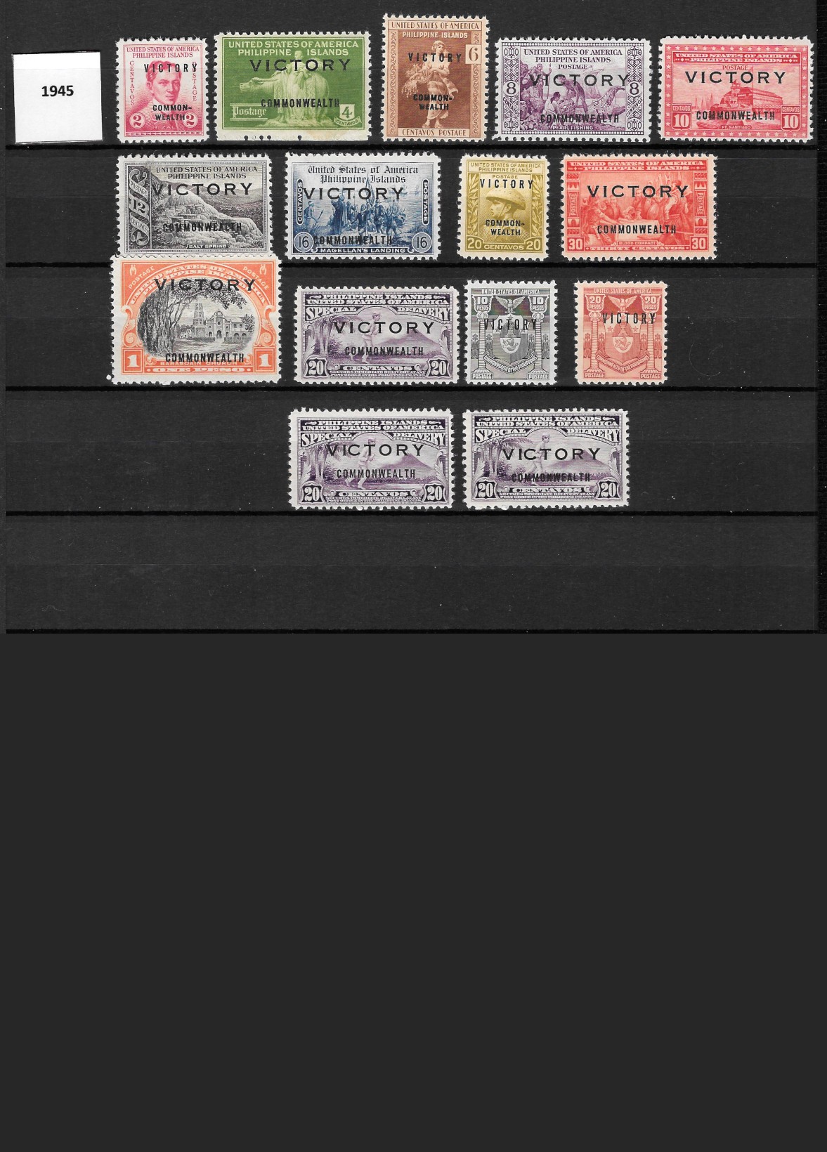 Philippine Stamps of 1945 - Phil-Philately