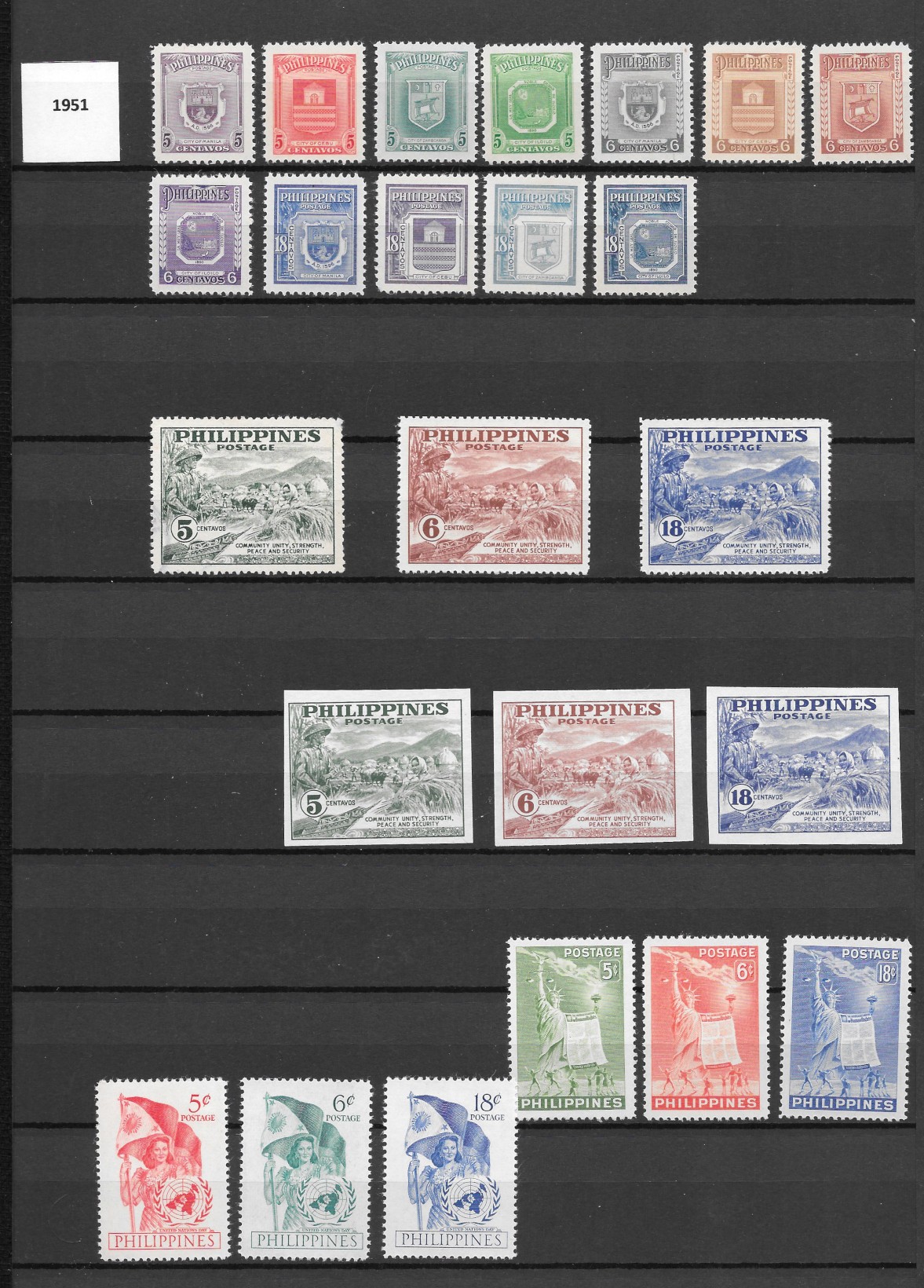 Philippine Stamps of 1951 - Phil-Philately