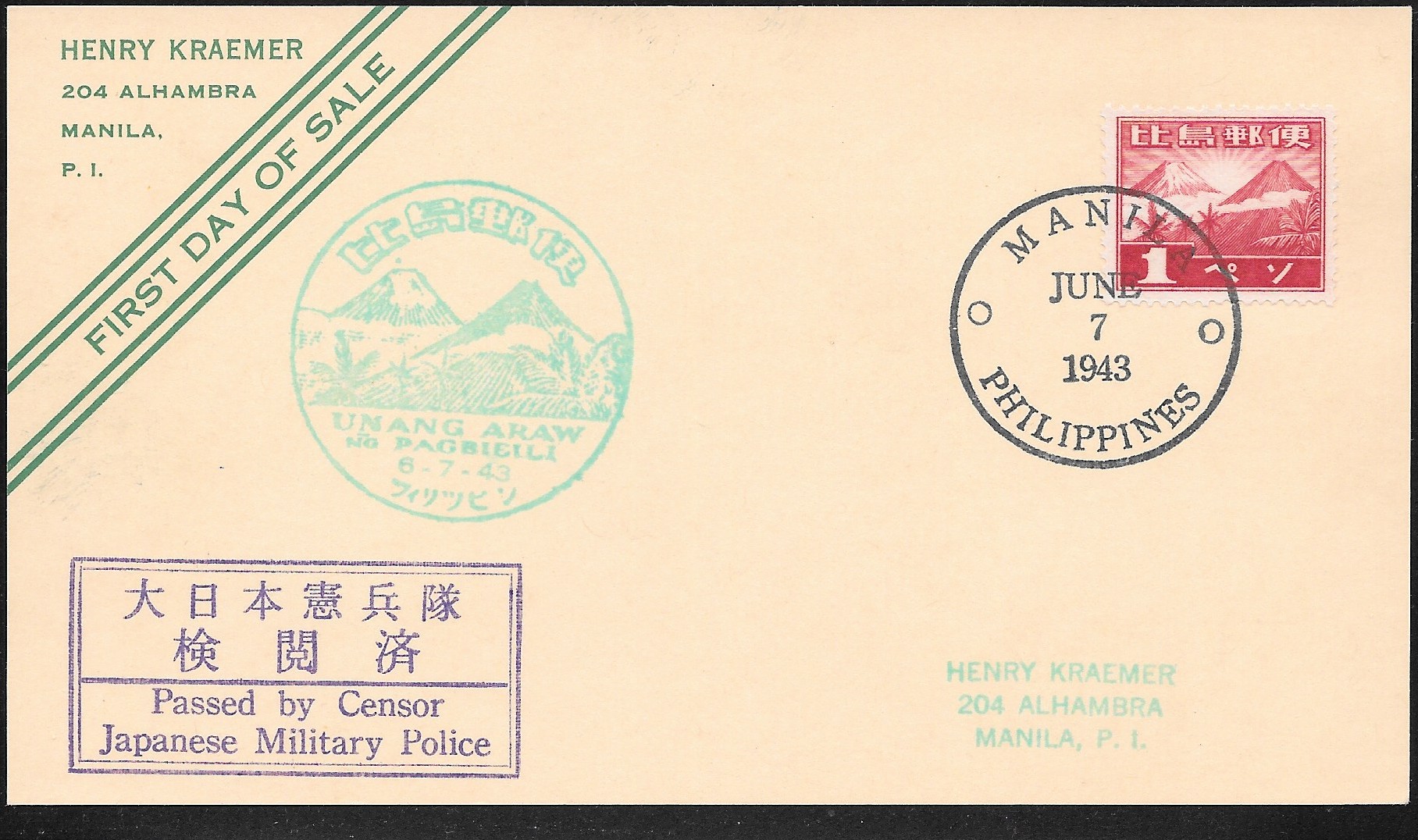 Henry Kraemer Fake Postcards - Phil-Philately